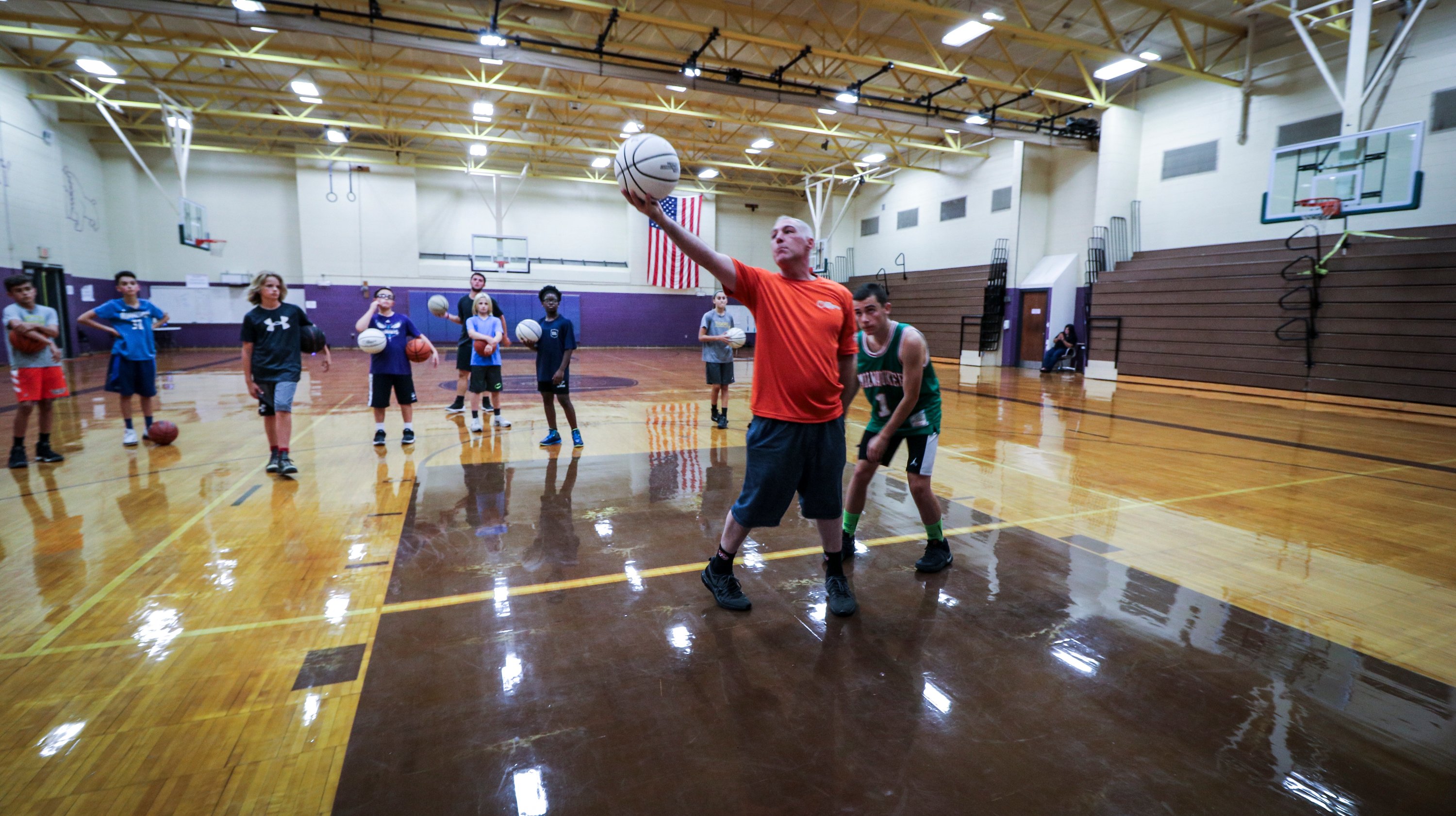 Training Basketball Players